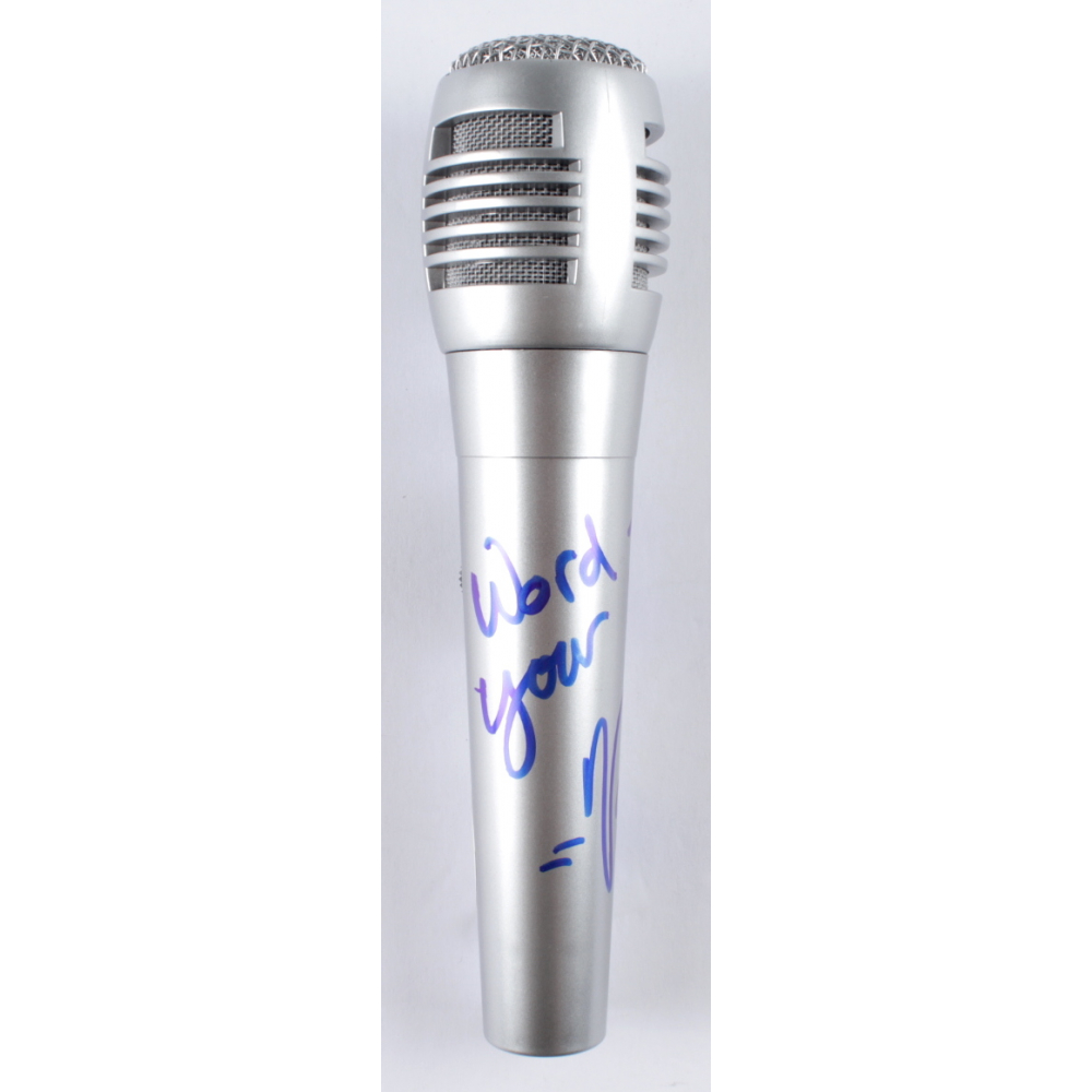 Vanilla Ice Signed Microphone Inscribed "Word To Your Mother" (JSA COA ...