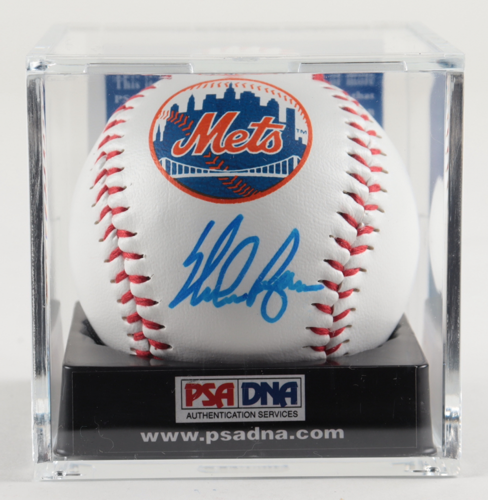 Nolan Ryan Signed OML Mets Logo Baseball With Display Case (PSA COA - Graded 10) | Pristine Auction