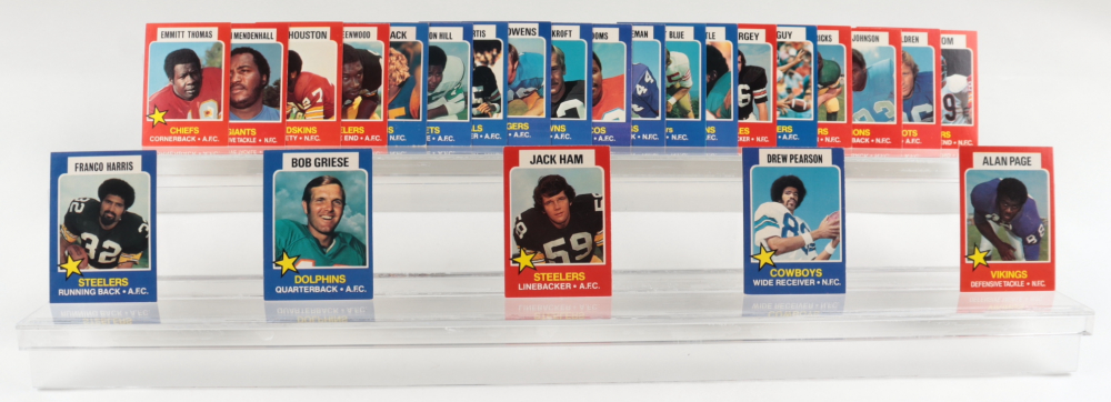 1975 Wonder Bread Complete Set of (24) Football Cards with #17 Franco ...