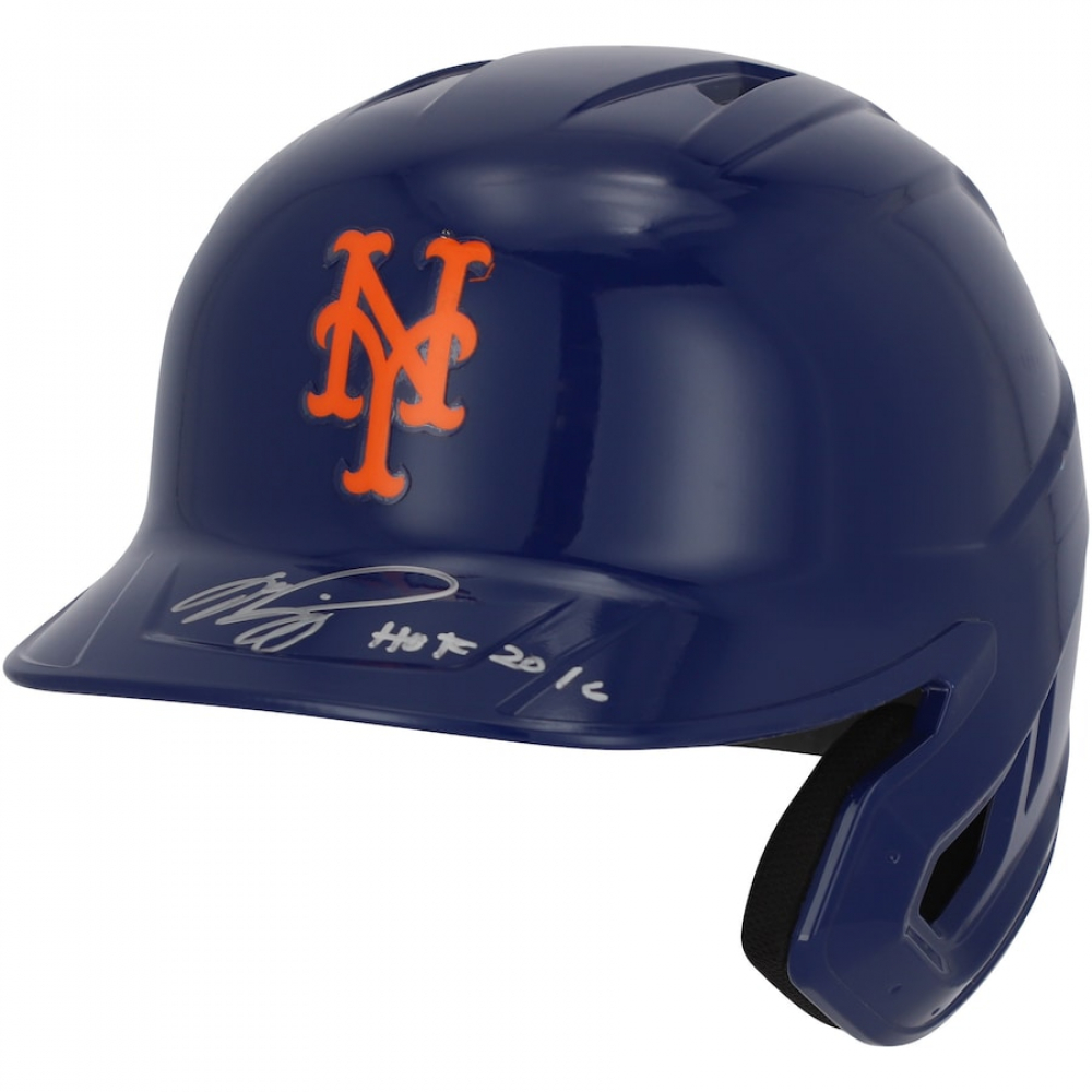Mike Piazza Signed Mets Full-Size Royal Mach Pro Batting Helmet ...