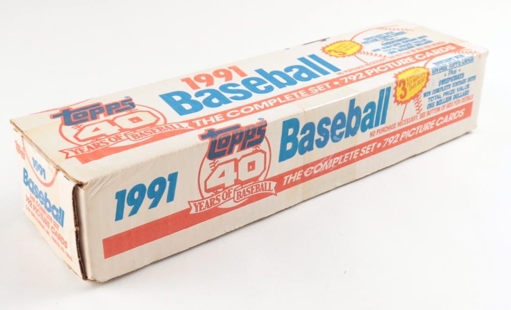 1991 Topps 40 Years of Baseball Complete Set of (792) Baseball Cards ...