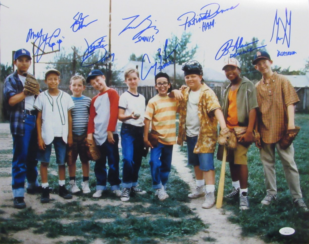 "The Sandlot" 16x20 Photo Cast-Signed by (8) with Tom Guiry, Patrick ...