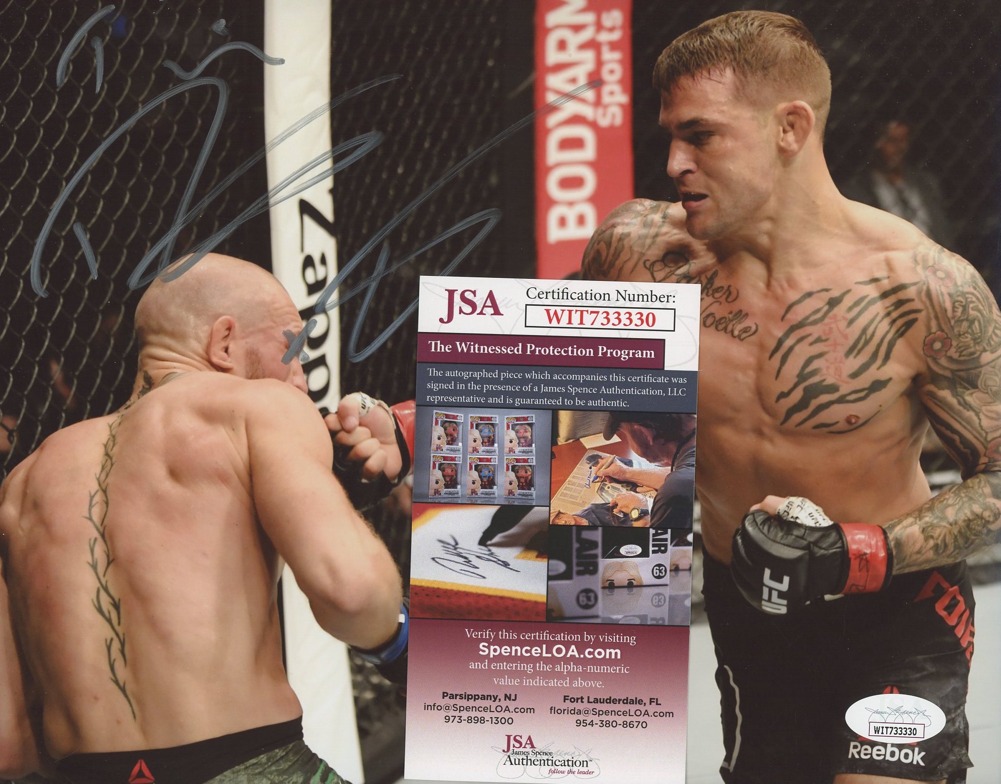 Dustin Poirier Signed 8x10 Photo Inscribed "The Diamond" (JSA COA ...