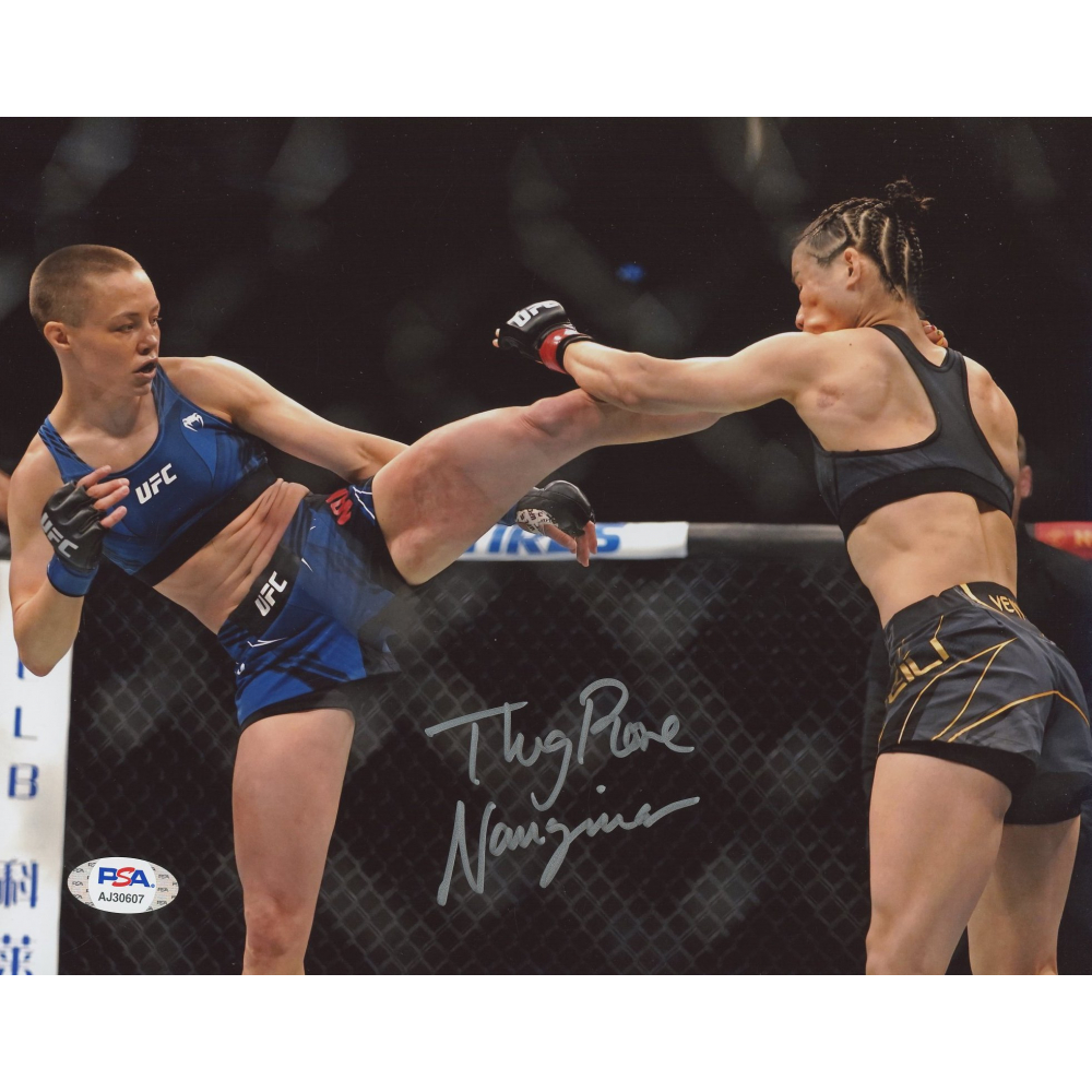 "Thug" Rose Namajunas Signed 8x10 Photo (PSA COA) | Pristine Auction