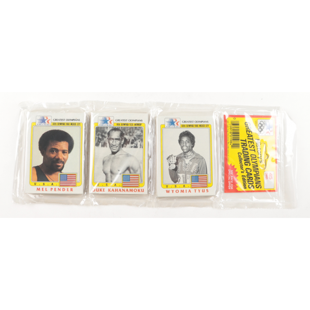 1983 History's Greatest Olympian Trading Cards Collector's Edition Rack ...
