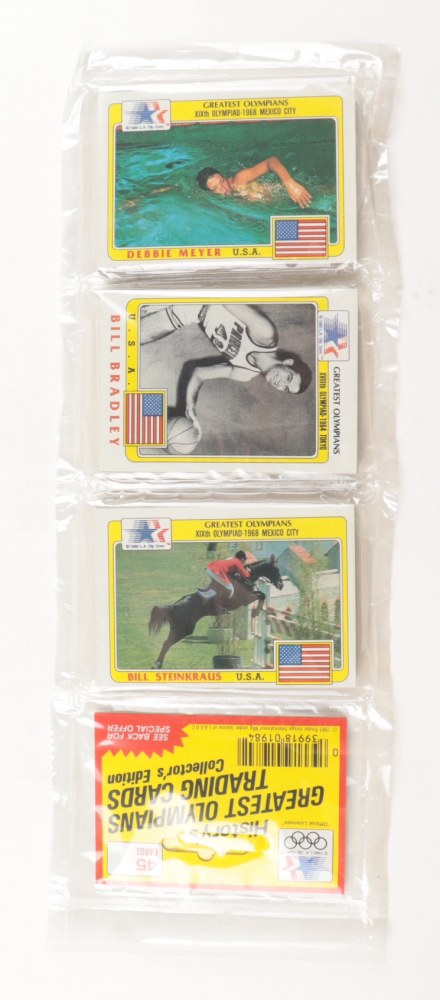 1983 History's Greatest Olympian Trading Cards Collector's Edition Rack ...
