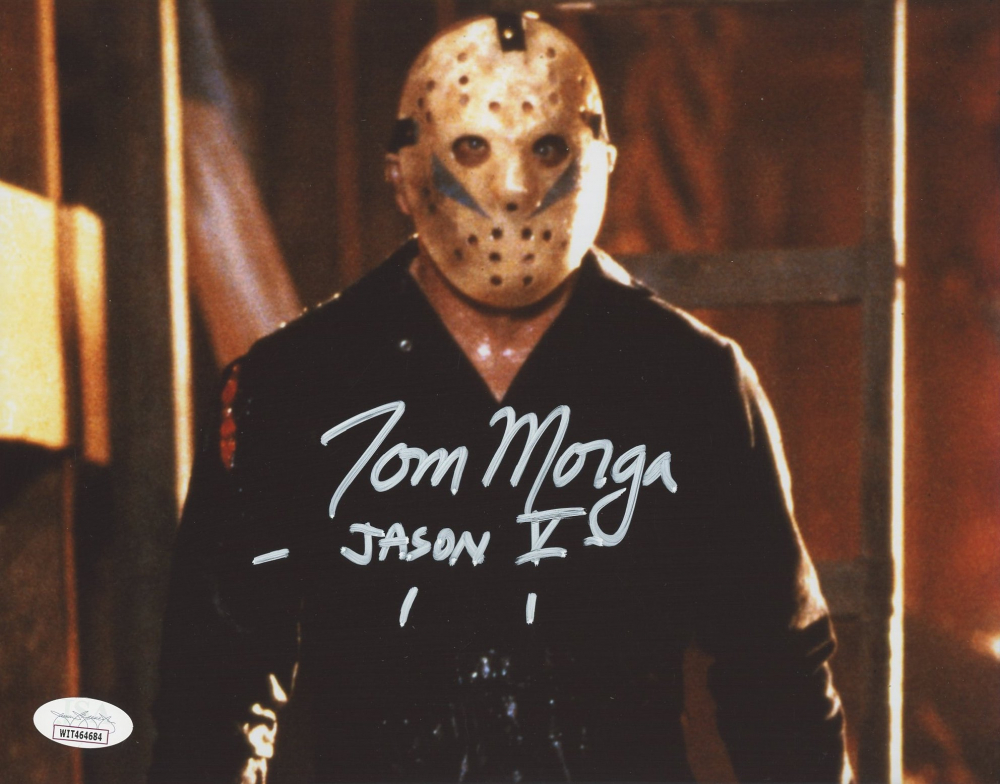 Tom Morga Signed "Friday The 13th" 8x10 Photo Inscribed "Jason V" (JSA ...