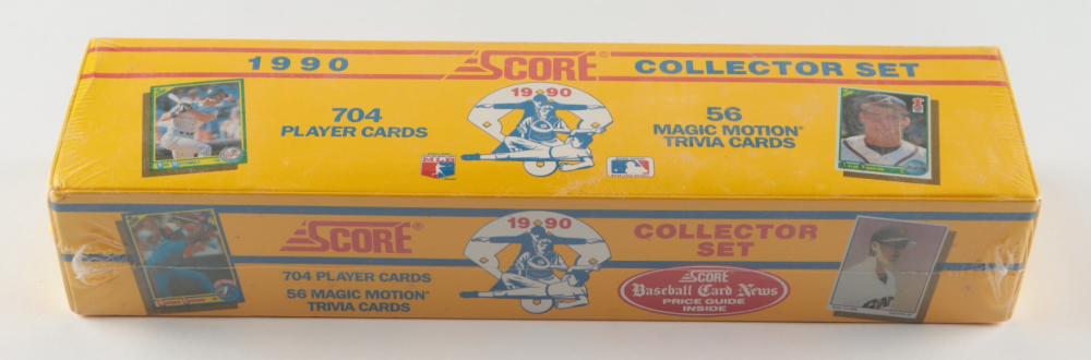 1990 Score Baseball Complete Set of (704) Baseball Cards | Pristine Auction