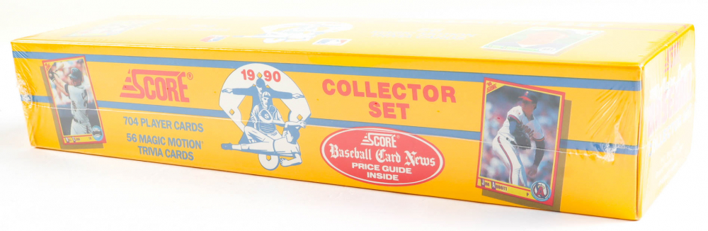 1990 Score Baseball Complete Collector Set of (704) Baseball Cards ...