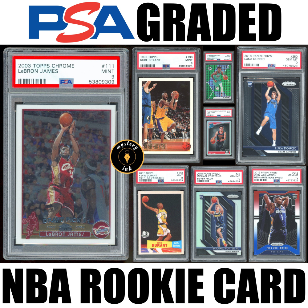 Mystery Ink PSA Graded NBA Rookie Card Mystery Box Pack – LeBron James ...