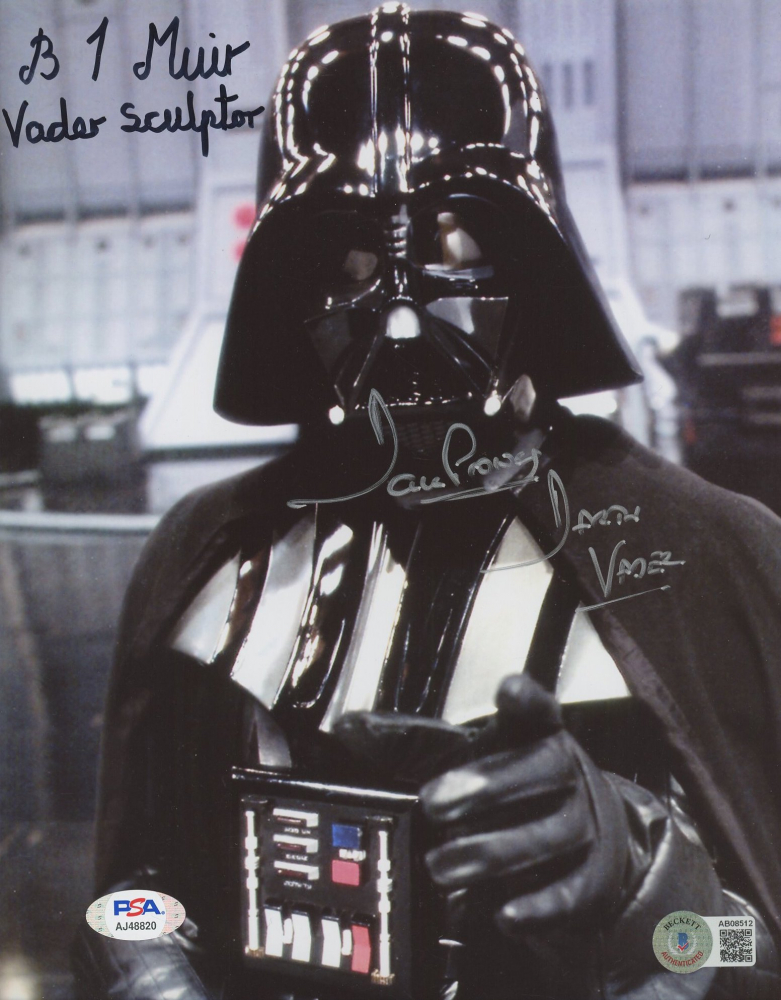David Prowse & Brian Muir Signed "Star Wars" 8x10 Photo Inscribed ...