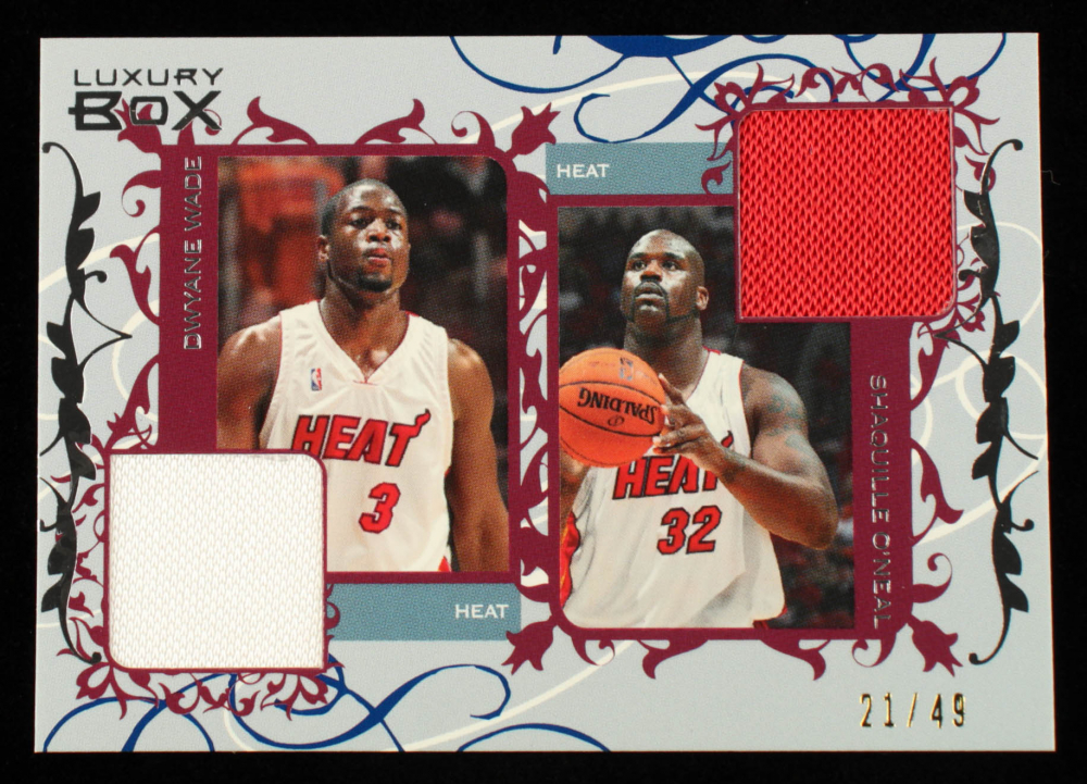 Dwyane Wade / Shaquille O'Neal 2006 Topps Luxury Box #CDR-WO Courtside ...