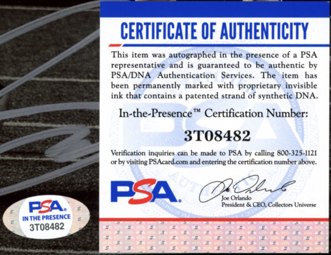 Myles Brennan Signed LSU Tigers 8x10 Photo Inscribed "2019 Natty Champs ...