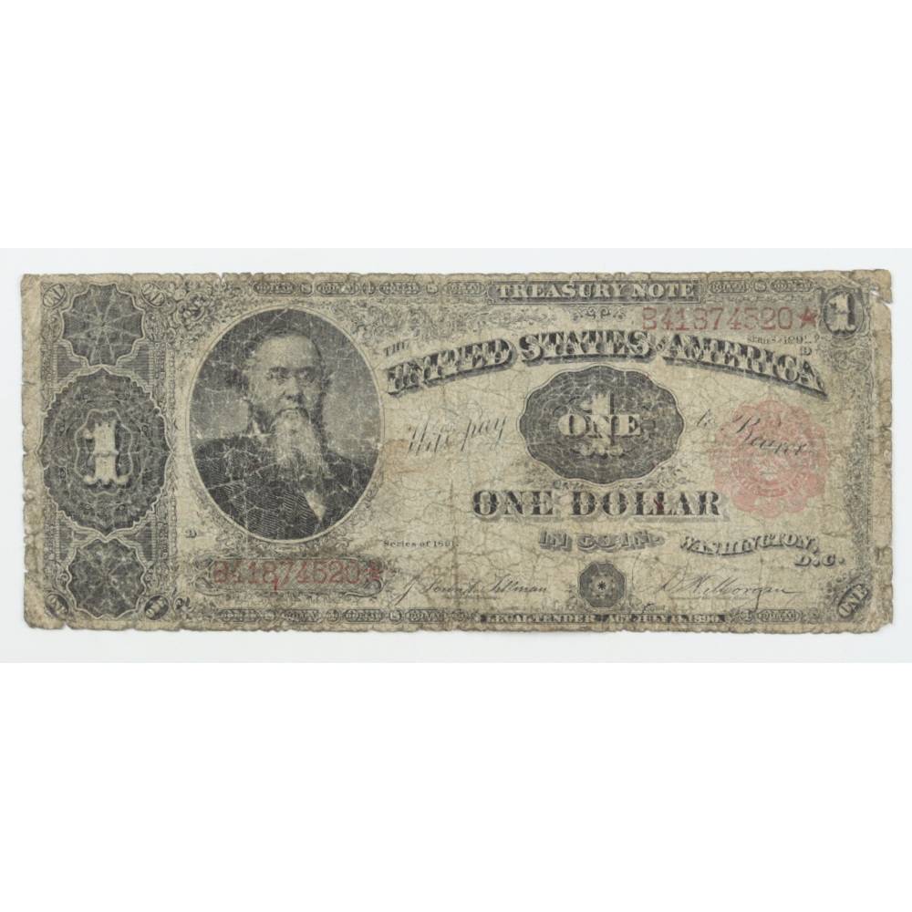 1891 $1 One-Dollar U.S. Treasury Note | Pristine Auction
