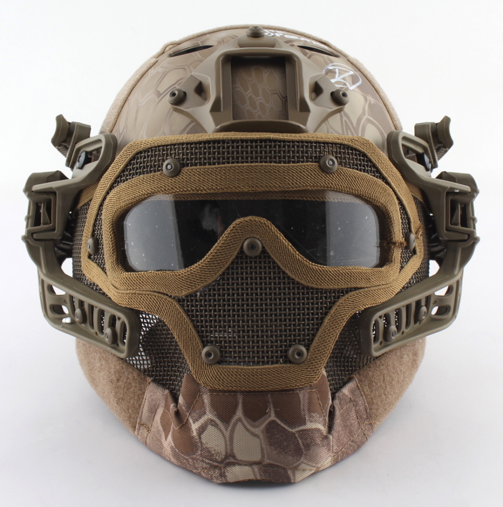 Robert O’Neill Signed Navy SEAL Tactical Helmet Inscribed “The Operator ...