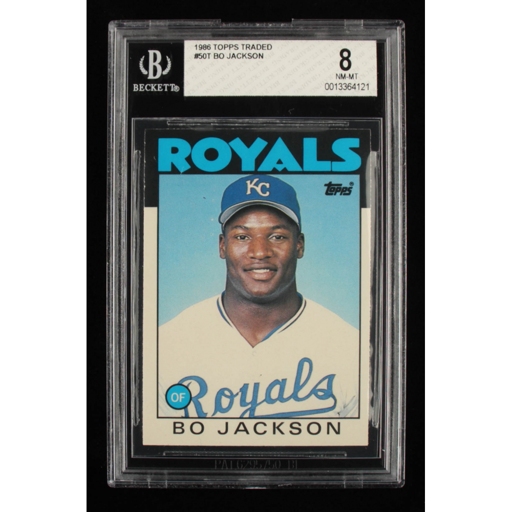 Bo Jackson 1986 Topps Traded #50T XRC (BGS 8) | Pristine Auction