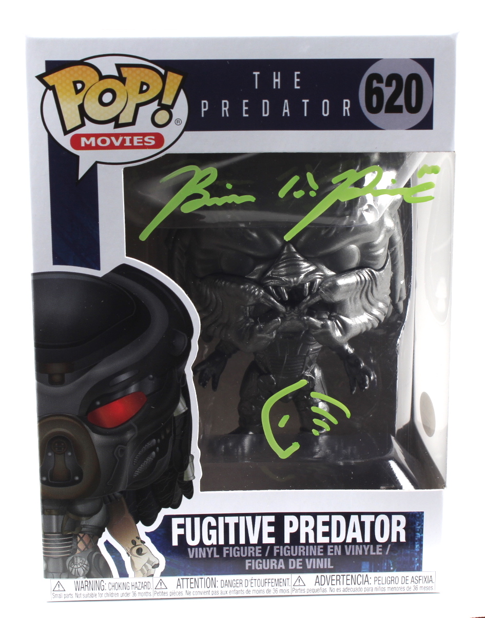 Brian A. Prince Signed "The Predator" #620 Fugitive Predator Funko Pop ...