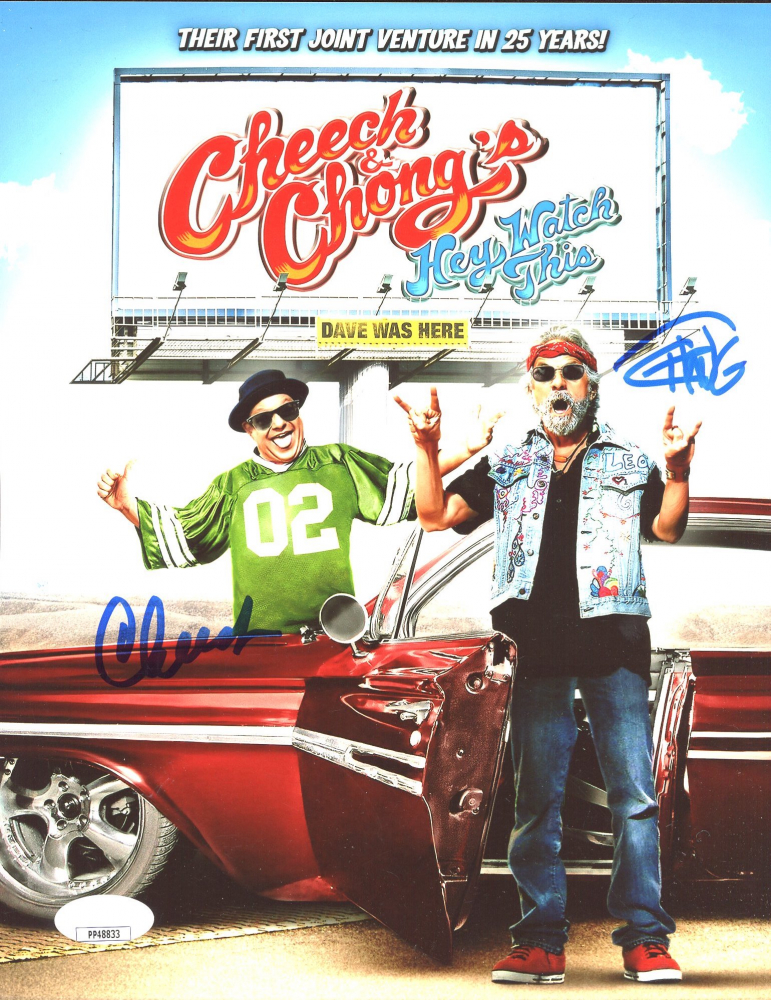Tommy Chong & Cheech Marin Signed "Cheech & Chong's Hey Watch This ...