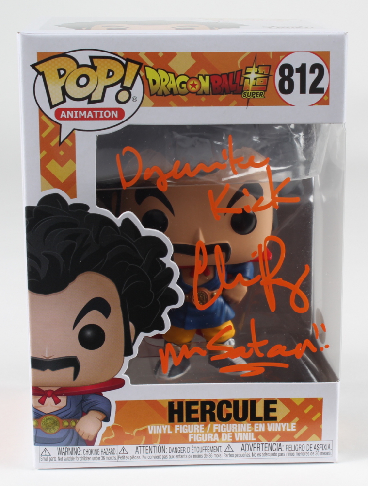 Chris Rager Signed "Dragon Ball Super" #812 Hercule Funko Pop! Vinyl ...