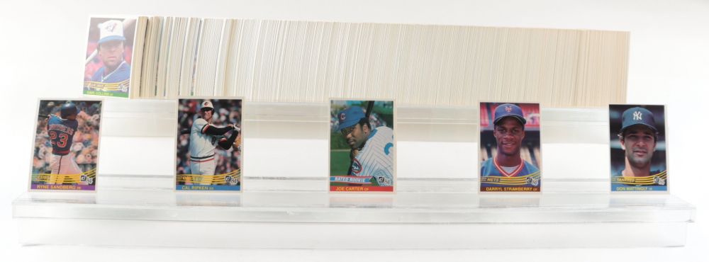 Complete Set of (660) 1984 Donruss Baseball Cards with Ryne Sandberg ...
