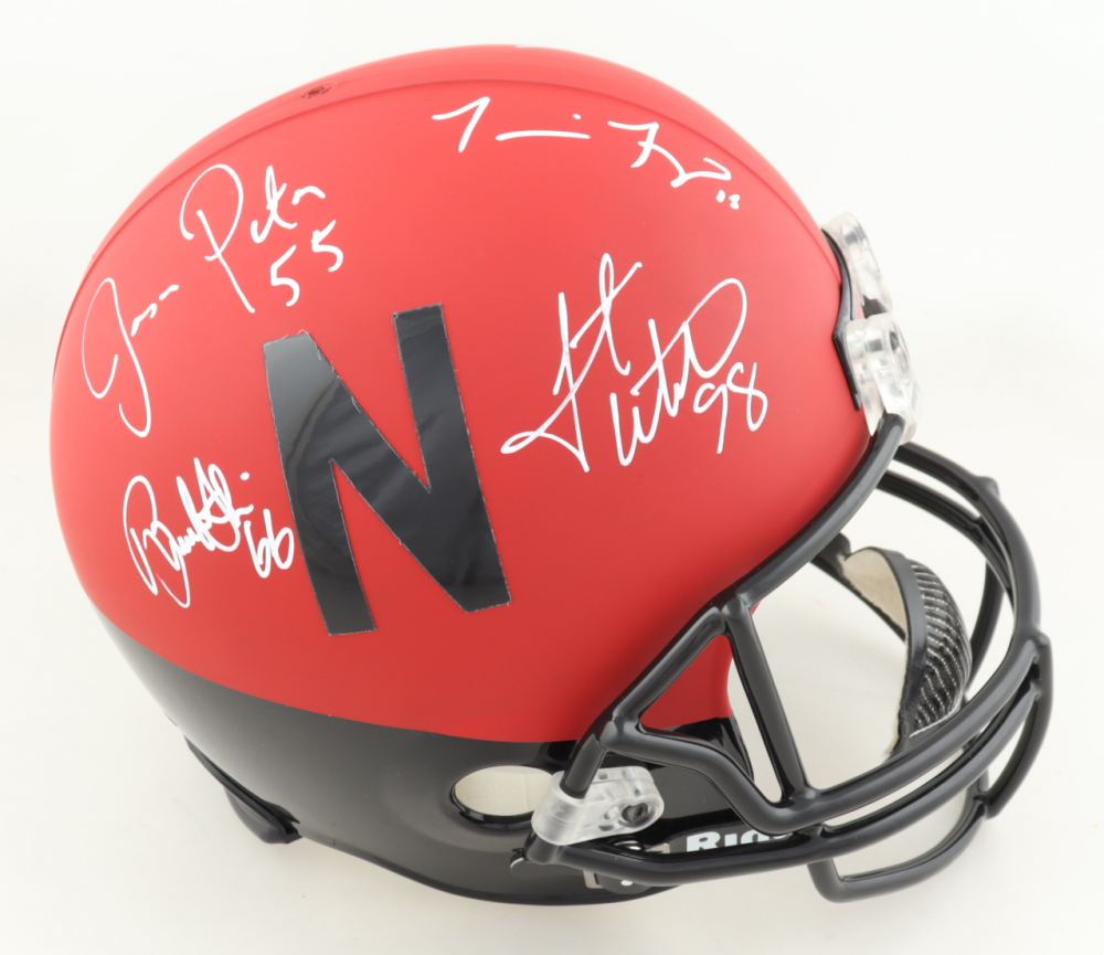 Nebraska Cornhuskers Full-Size Helmet Team-Signed by (7) with Tommie ...