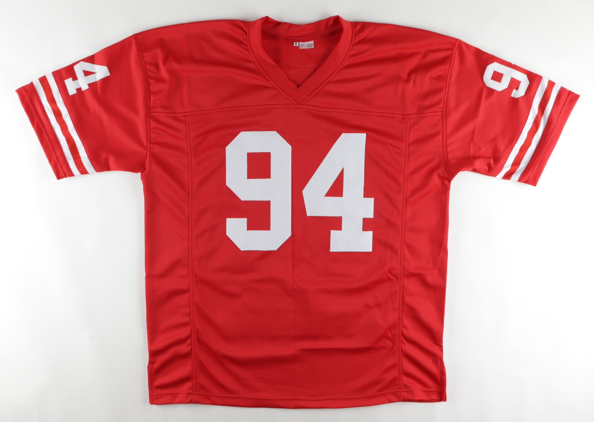 Career Highlight Stat Jersey Signed by (4) with Rob Zatechka, Joel ...