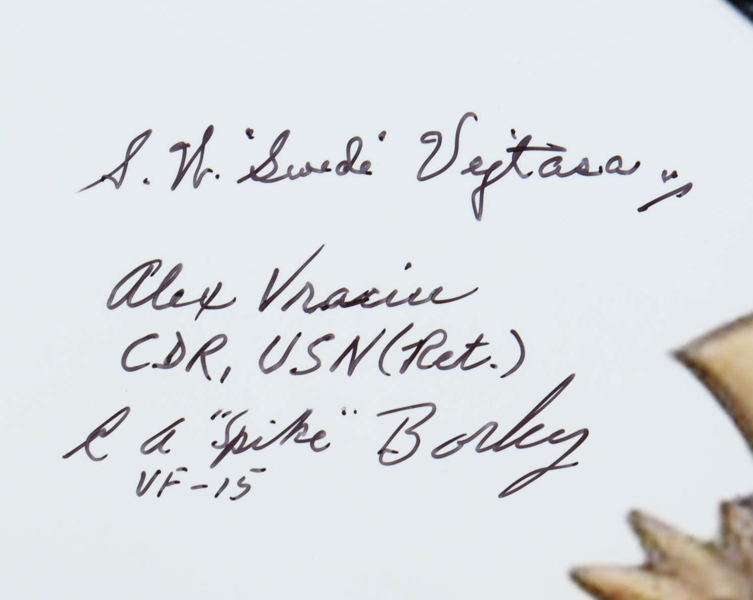 Navy Cross 11x14 Photo Signed by (6) with Joseph McGraw, Alexander ...