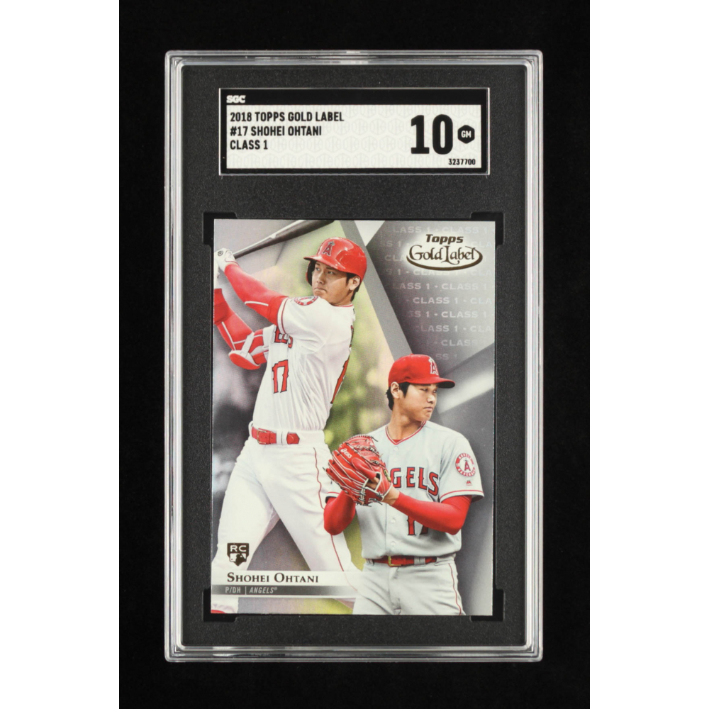 Shohei Ohtani 2018 Topps Gold Label Class 1 #17 RC (SGC 10) | Pristine ...
