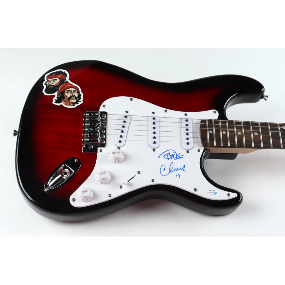 Cheech Marin & Tommy Chong Signed 40" Cheech & Chong Logo Electric ...