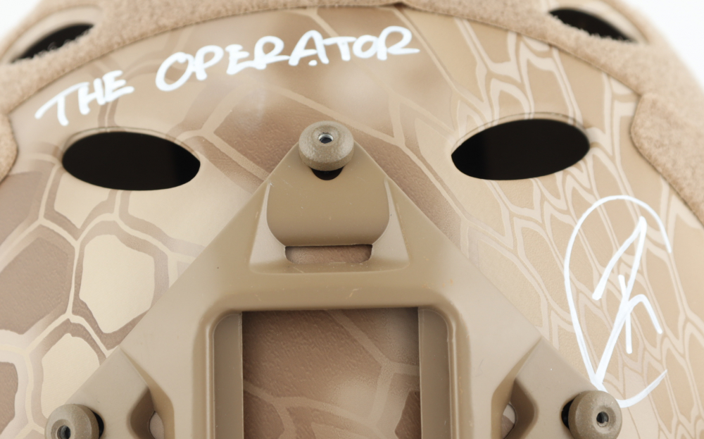 Robert O’Neill Signed Navy SEAL Tactical Helmet Inscribed “The Operator ...