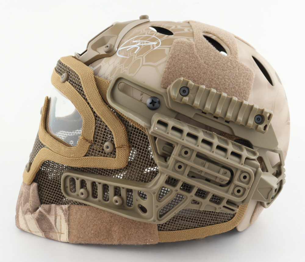 Robert O’Neill Signed Navy SEAL Tactical Helmet Inscribed “The Operator ...