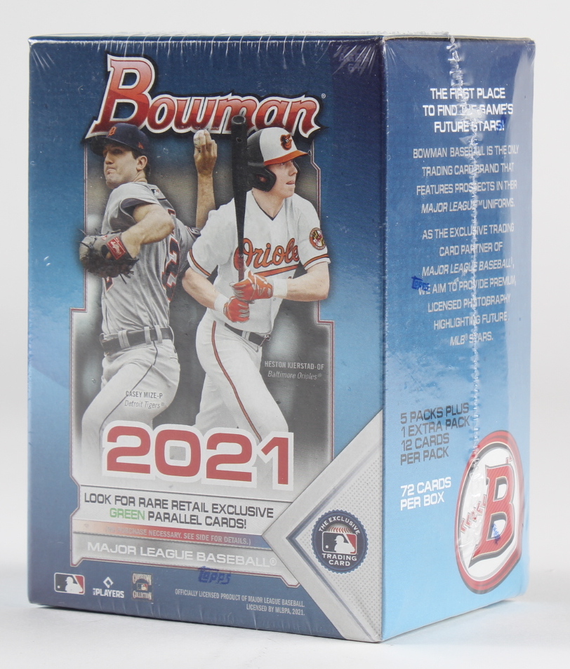 2021 Bowman Baseball Blaster Box with (6) Packs | Pristine Auction