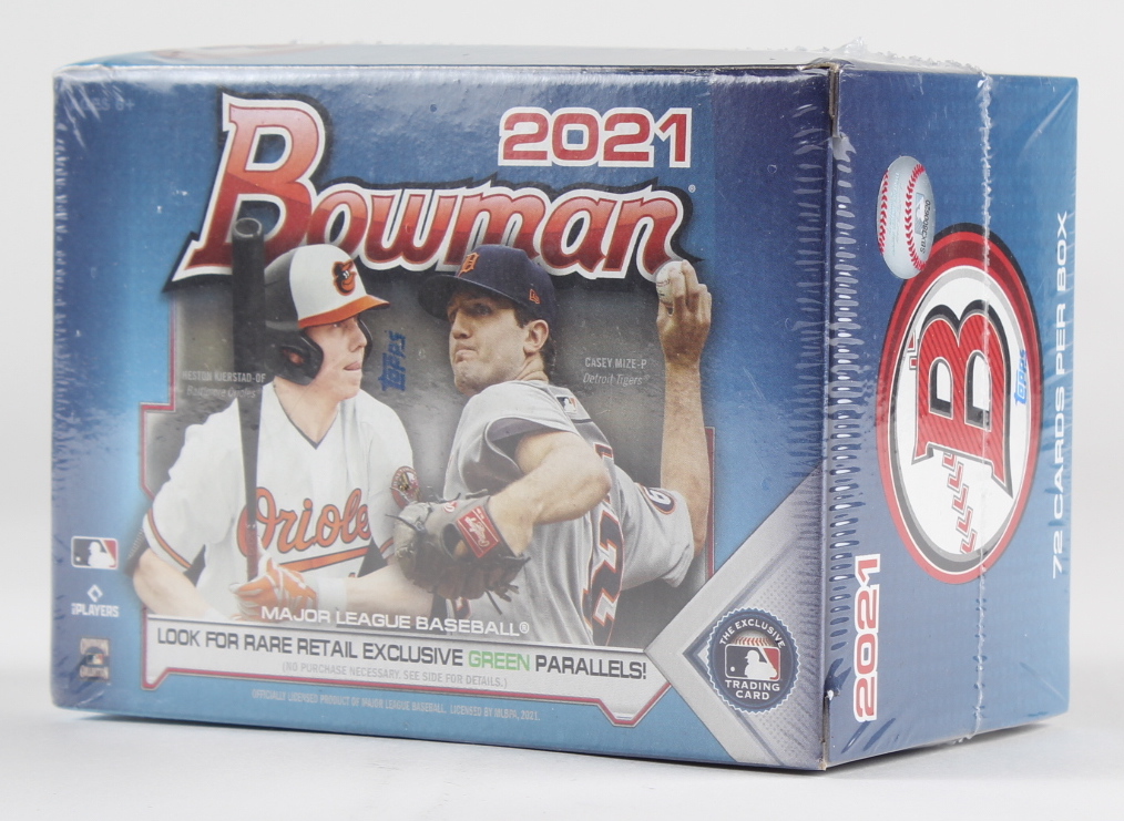 2021 Bowman Baseball Blaster Box with (6) Packs | Pristine Auction