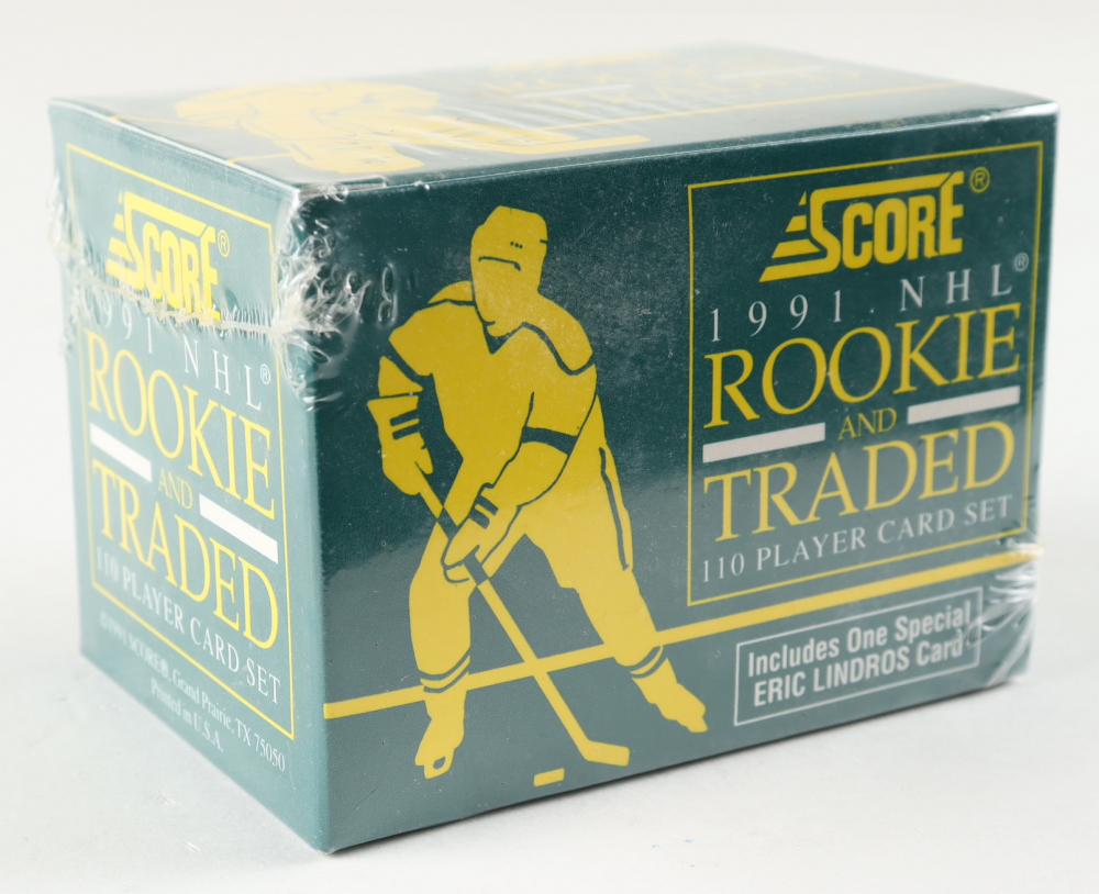 1991 Score NHL Hockey Rookie and Traded Complete Set of (110) Hockey Cards | Pristine Auction