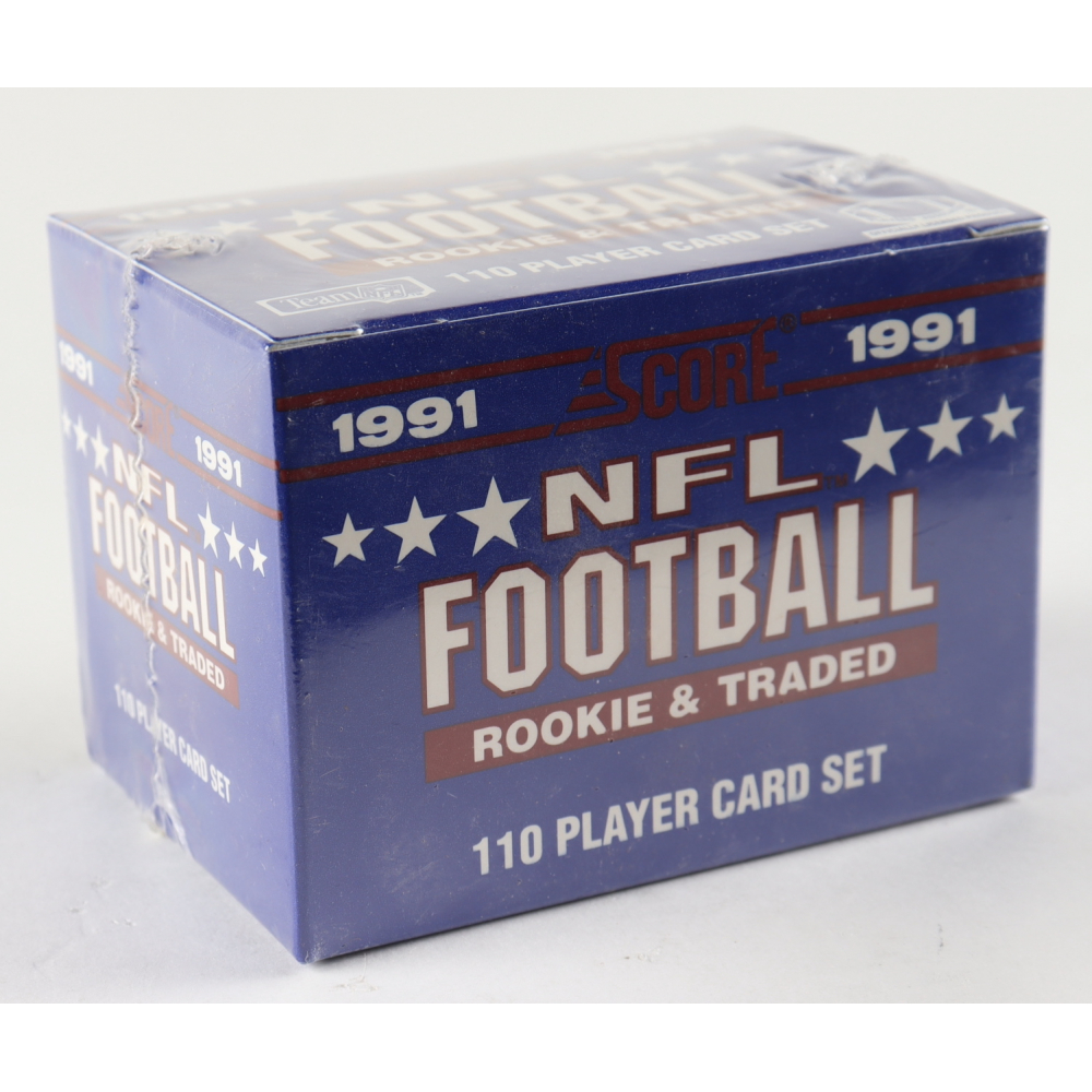 1991 Score NFL Football Rookie and Traded Complete Set of (110 ...