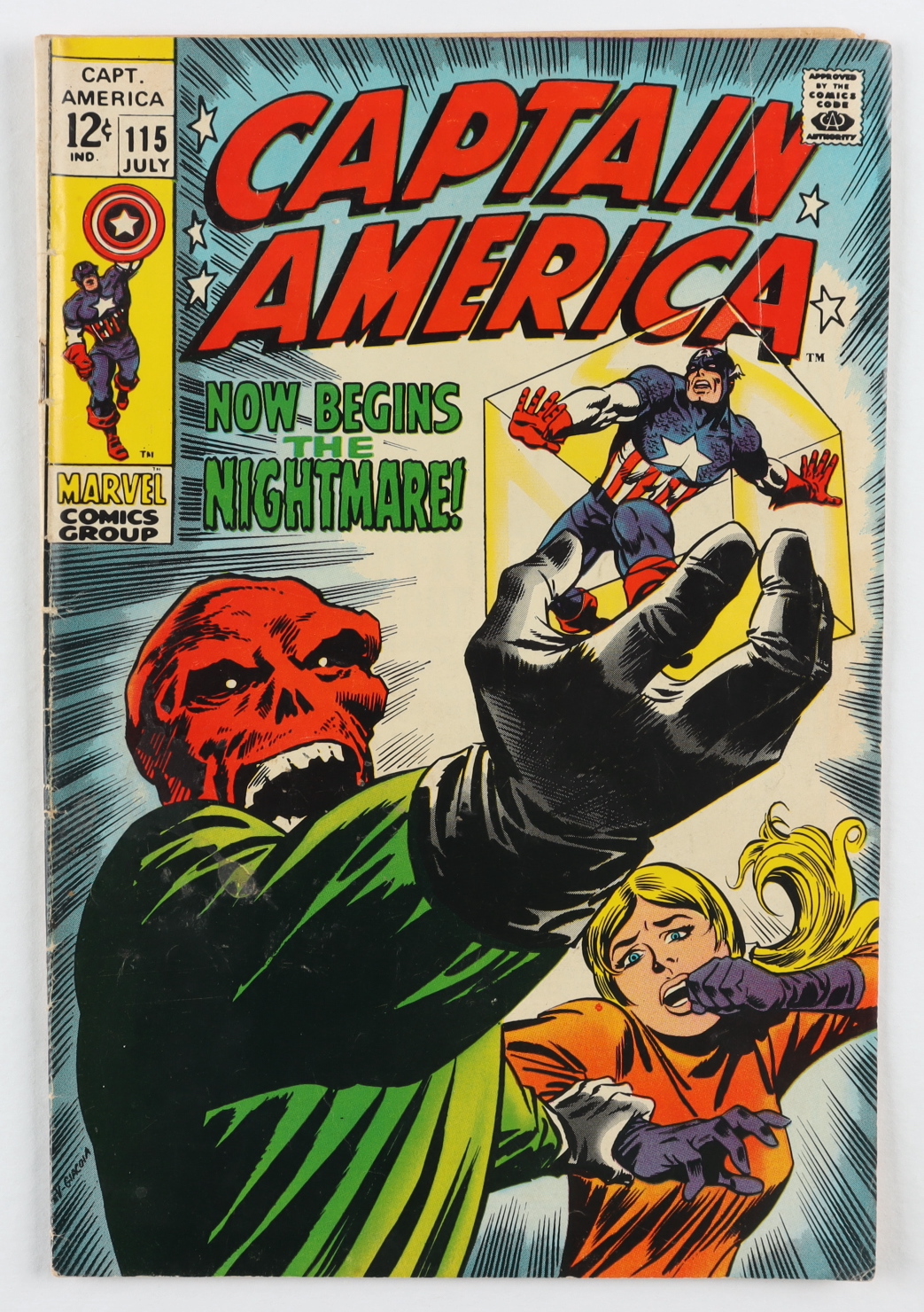 1969 "Captain America" Issue #115 Marvel Comic Book | Pristine Auction