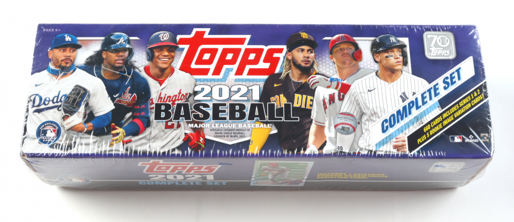2021 Topps Baseball Complete Set Box Of 665 Cards With Joey Bart 12 