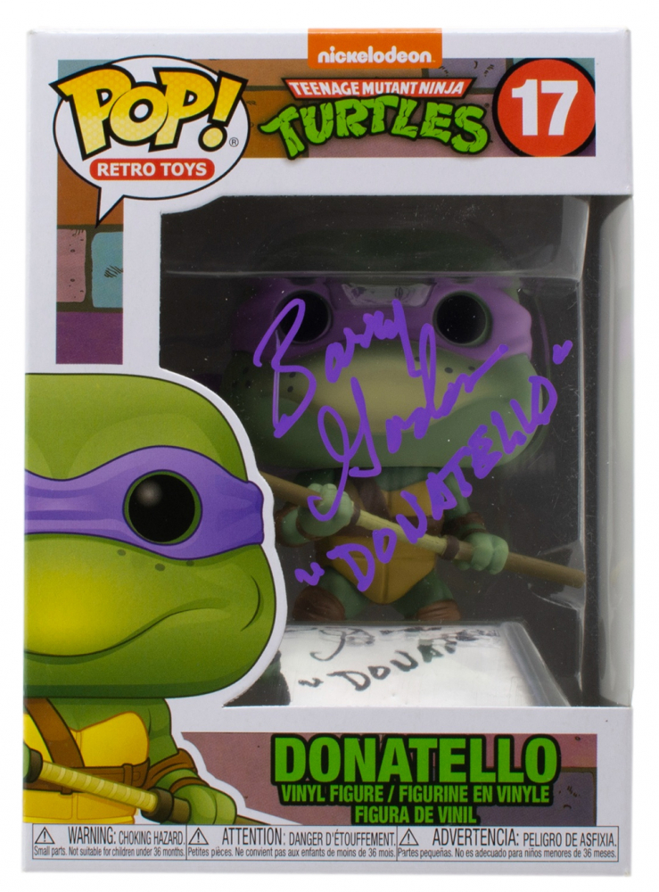 Barry Gordon Signed "Teenage Mutant Ninja Turtles" #17 Donatello Funko ...
