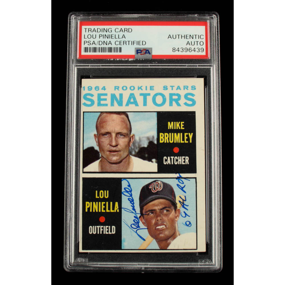 Lou Piniella 1964 Topps #167 Rookie Stars / Mike Brumley RC / Lou ...