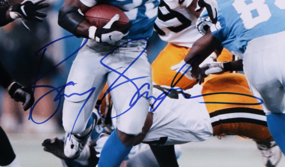 Barry Sanders Signed Lions 16x20 Photo (Beckett COA & Schwartz Sports ...