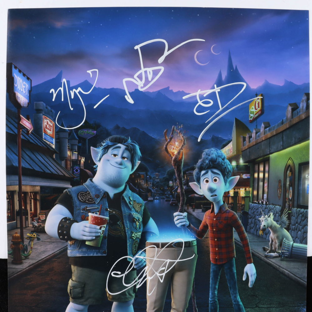 "Disney Pixar: Onward" 12x18 Photo Signed by (6) with Chris Pratt, Mel ...