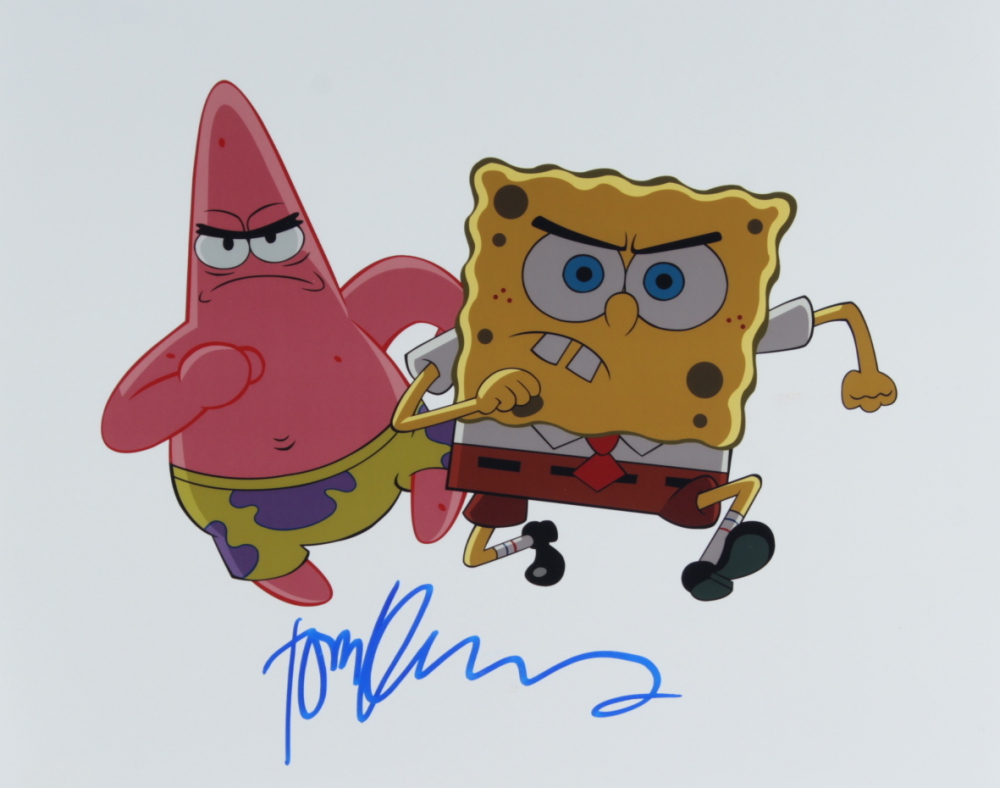 Tom Kenny Signed "SpongeBob SquarePants" 11x14 Photo (ACOA Hologram ...