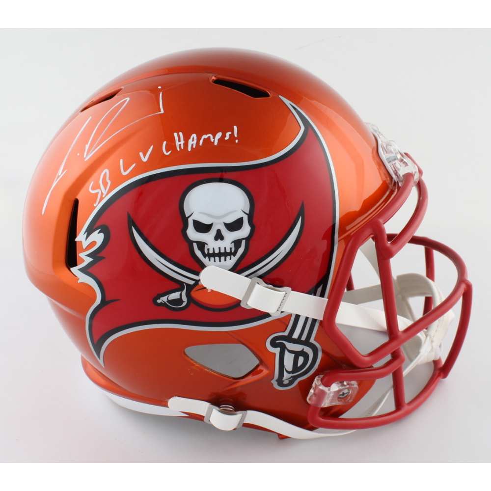 Lavonte David Signed Buccaneers Full-Size Flash Alternate Speed Helmet ...