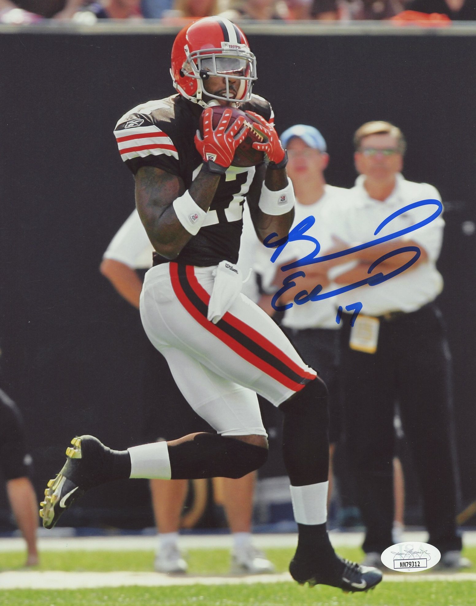Braylon Edwards Signed Browns 8x10 Photo (JSA COA) | Pristine Auction
