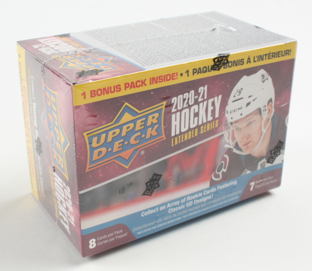 2020-21 Upper Deck Extended Series Hockey Blaster Box with (7) Packs ...