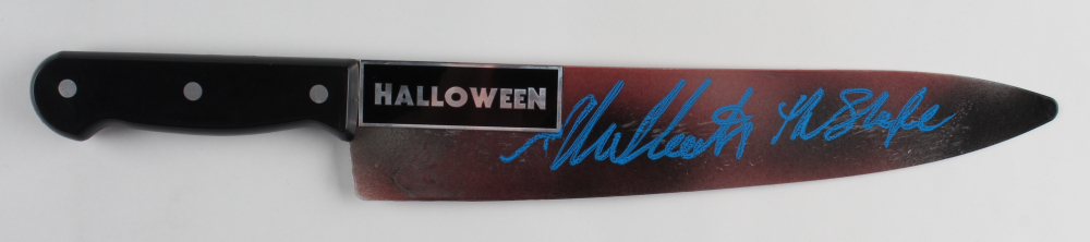 Nick Castle Signed "Halloween" Prop Knife Inscribed "The Shape" (JSA ...
