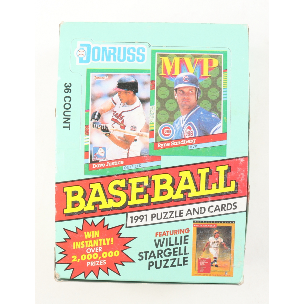 1991 Donruss Series 2 Baseball Box With (36) Packs | Pristine Auction