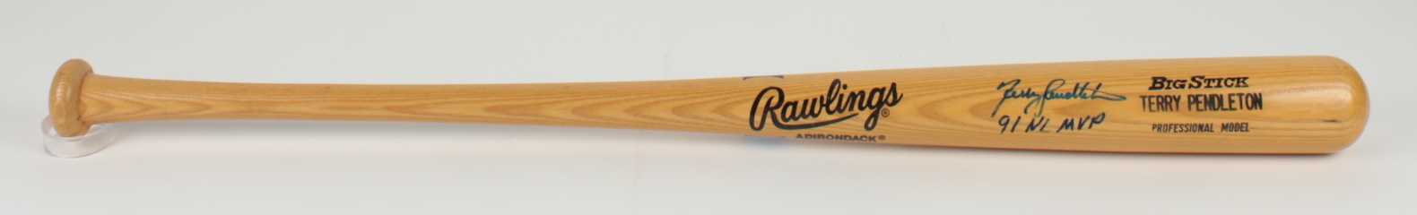 Terry Pendleton Signed Rawlings Big Stick Player Model Baseball Bat ...