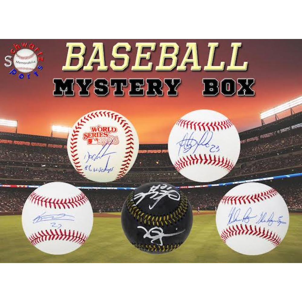 Schwartz Sports - Baseball Signed Mystery Box - Series 9 (Limited to ...