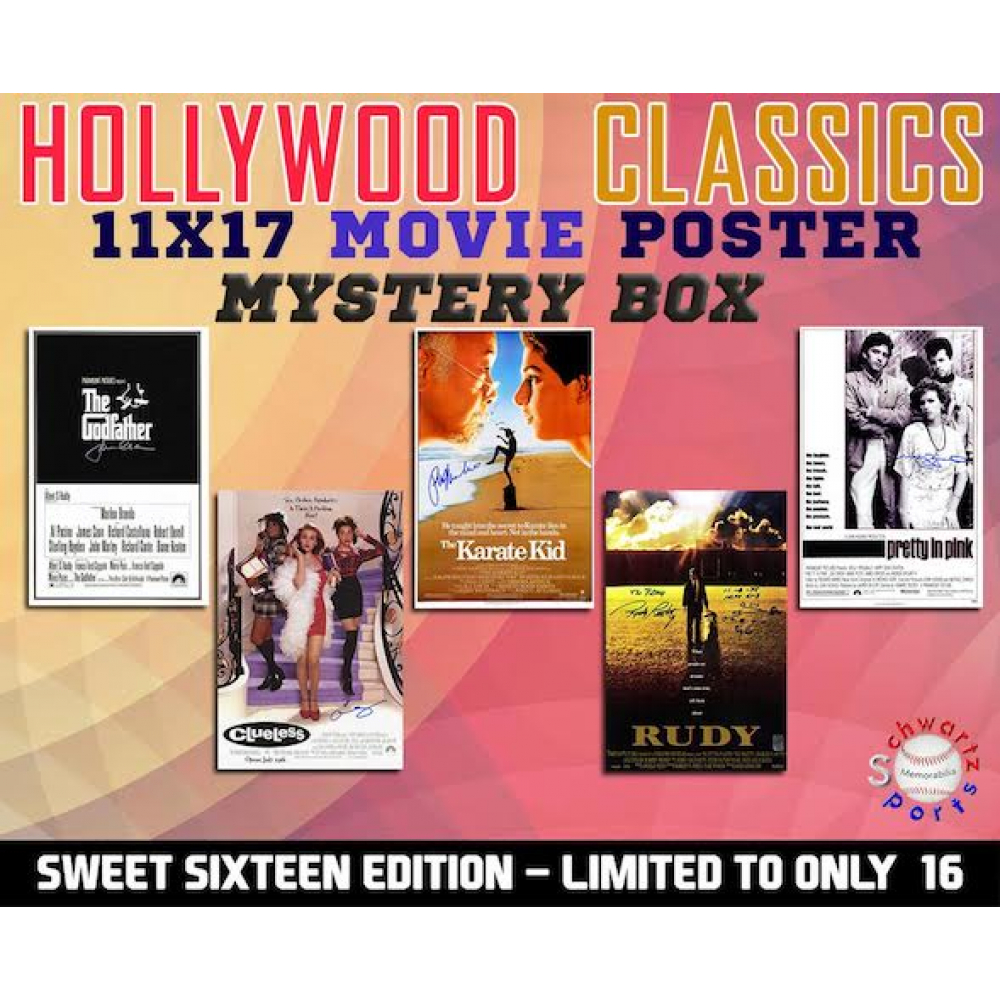 Schwartz Sports - Hollywood Classic Movies Signed 11x17 Movie Poster ...